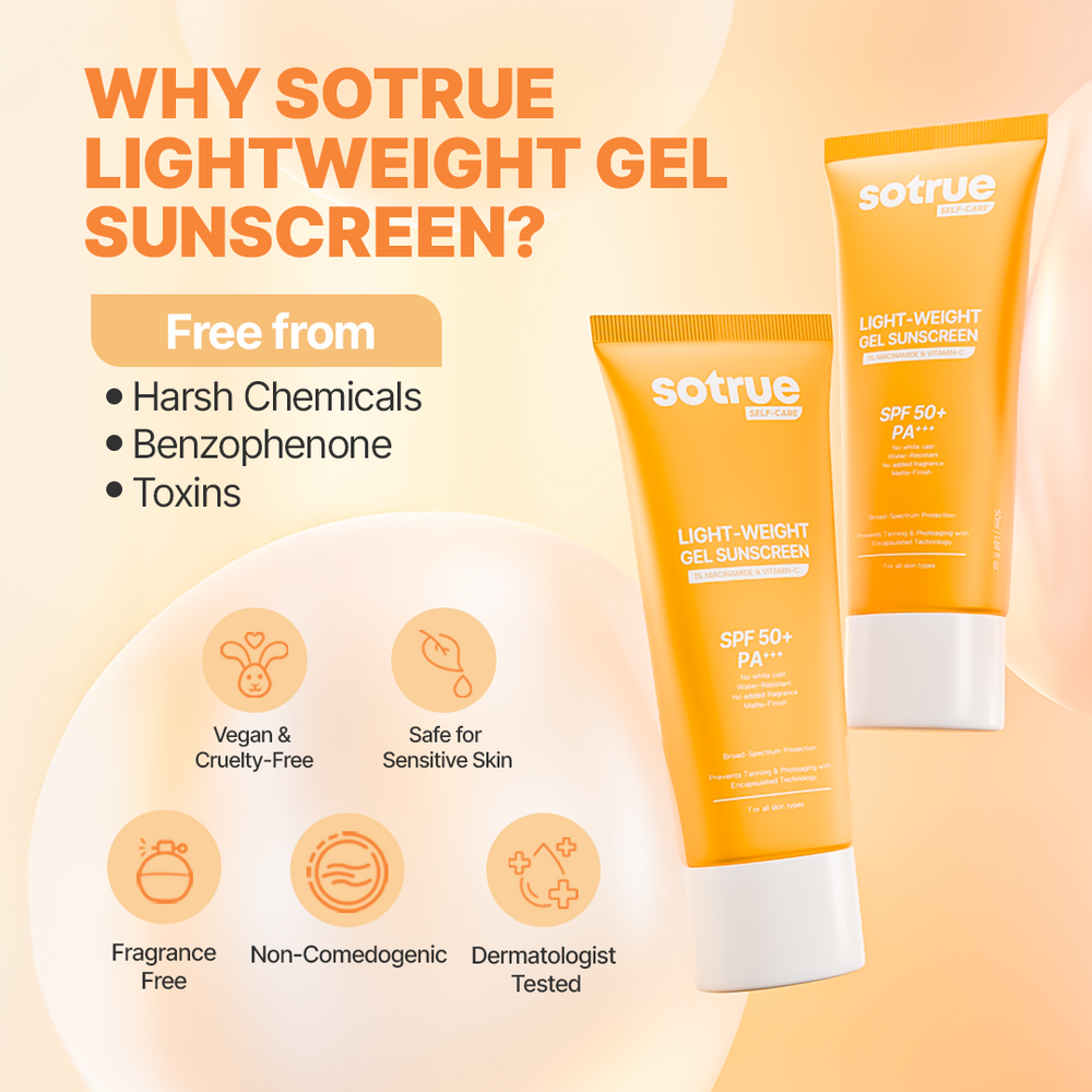 Lightweight Gel Sunscreen for Oily Skin | No White Cast