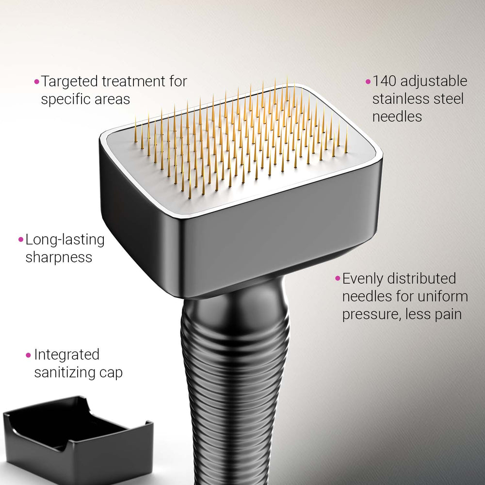 Derma Stamp | Adjustable Titanium Coated Needles - 0.25mm to 3mm