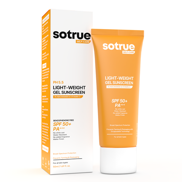 Lightweight Gel Sunscreen for Oily Skin | No White Cast